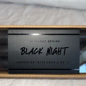 Debi Lilly | Accents | Debi Lilly Design Black Night Unscented Taper ...
